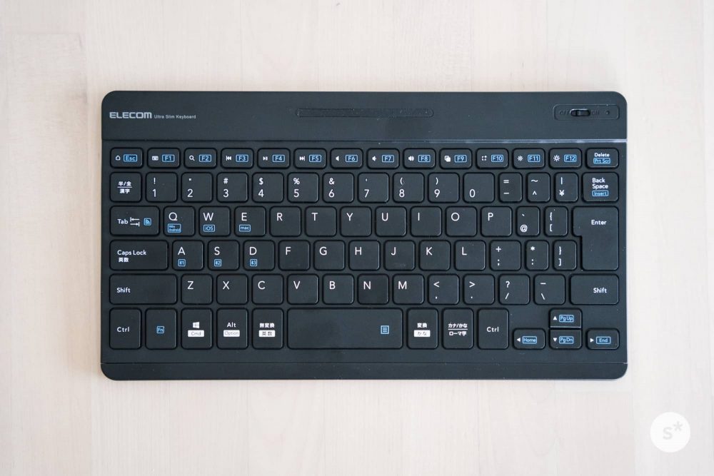 iPad用にELECOMのBluetoothキーボード「TK-SLP01BK」を購入 - starnote*